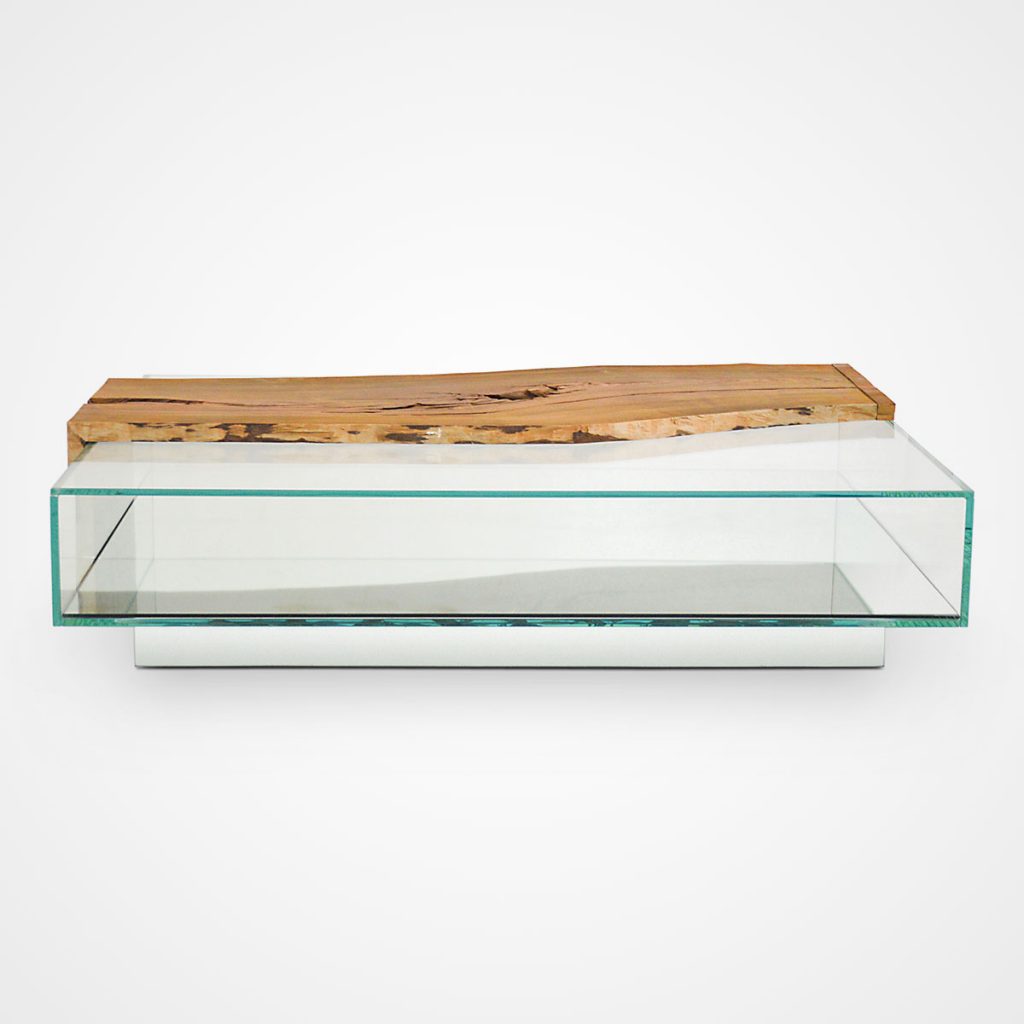 Cocobolo Glass Box Coffee Table | Rotsen Furniture