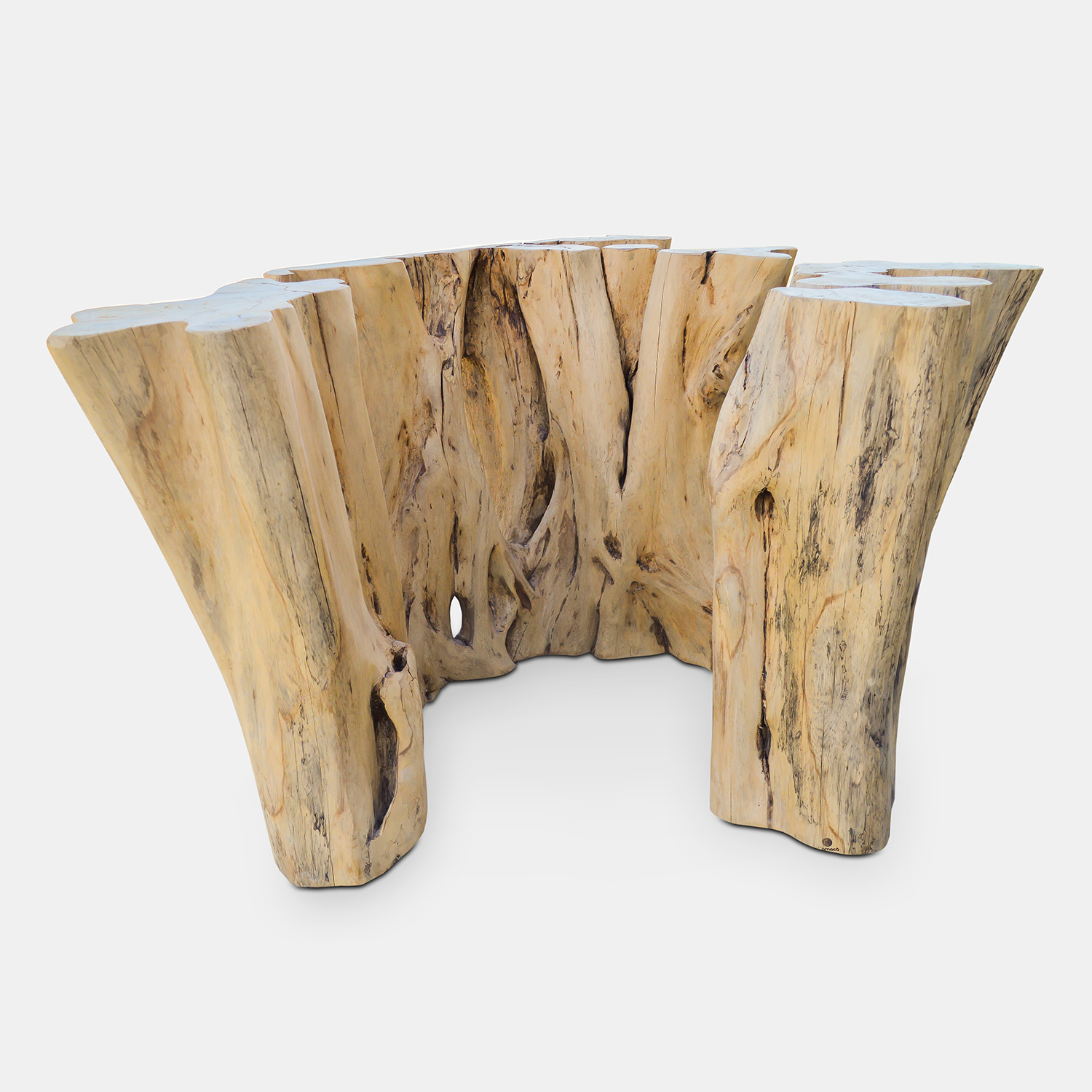 Ficus Wood Coffee Table Base - 02 | Rotsen Furniture