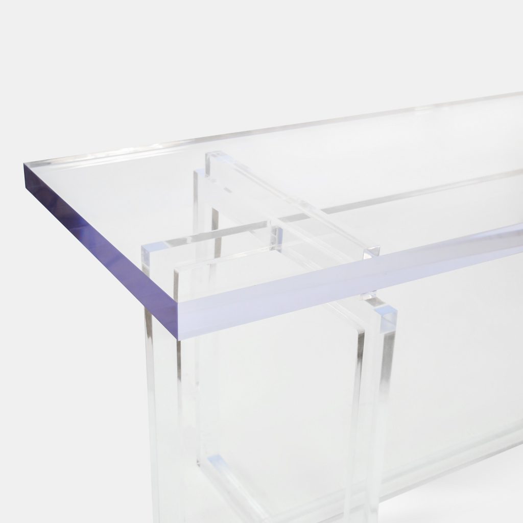 Modern Acrylic Console | Rotsen Furniture