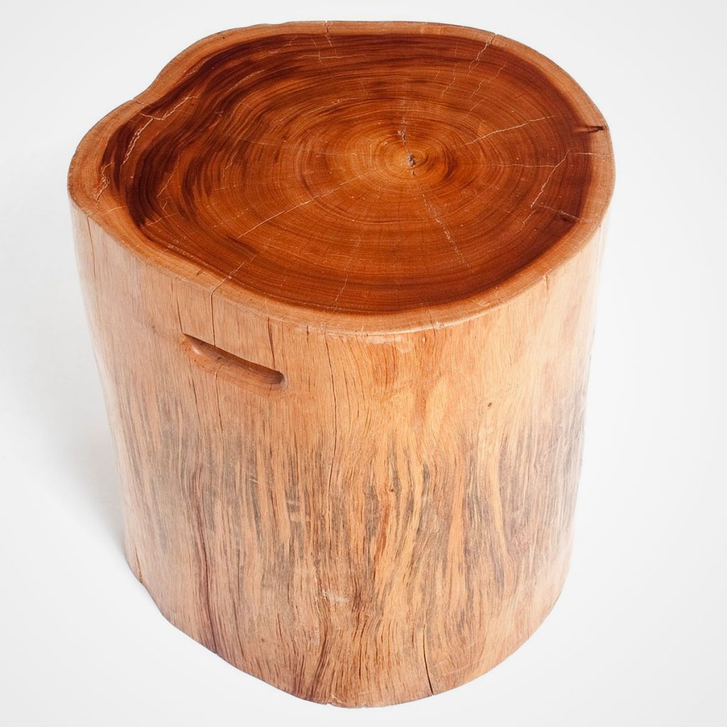 Natural Wood Stool - Round | Rotsen Furniture
